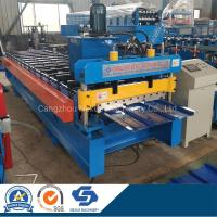 China Premium High Rib Roof Sheet Roll Forming Machine Metal Ecohirib Roofing Machinery for sale