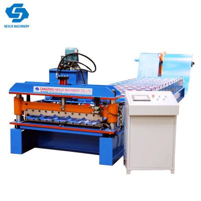 China Nexus Tekdek Sheet Roll Forming Machine It5 Roofing Panel Making Machinery for sale