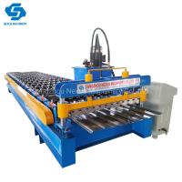 China Mega Max Mini Rib Type Roof Panel Roll Forming Machine to USA for sale