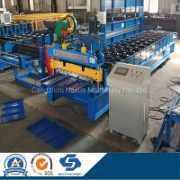 China Mega Max Mini Rib Type Roof Panel Roll Forming Machine to USA for sale