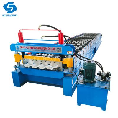 China Clotan Widespan Sheeting Cladding Roof Sheet Roll Forming Machine for South Africa for sale