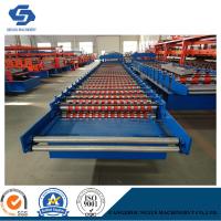 China 1064 Half Round Water Wave Corrugated Roof Panel Roll Forming Machine for sale