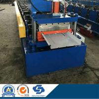 China Al-Mg-Mn Standing Seam Roofing Corrugated Forming Machine Self Lock Roll Forming Machine for sale