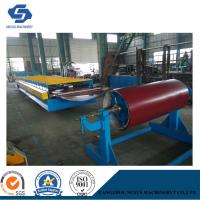 China Mitsubishi PLC Metal Roof Roll Forming Machine Automatic Cutting for Roofing for sale