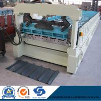 China Metal Roof Ibr Sheeting Roll Forming Machine for 0.3 - 0.8mm Material Thickness for sale