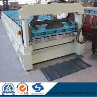 China Metal Roof Ibr Sheeting Roll Forming Machine for 0.3 - 0.8mm Material Thickness for sale