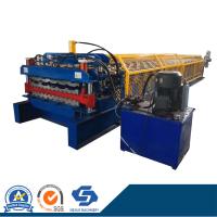 China Hc25-18 Hot Sale Color Galvanized Metal Sheet Roofing Double Decking Roll Forming Machine for sale