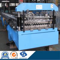 China Hc12 - 16 Hydraulic Corrugated Steel and Iron Roofing Sheet Roll Forming Machine Botou Manufacturer for sale