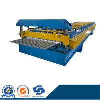 China Xiamen Color Matel Tile Corrugated Iron Steel Roof Sheet Roll Forming Machine for sale