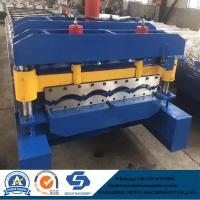 China Step Tile Roof Forming Machine Metal Glazed Tiles Sheet Making Machine with 5.5 Kw Motor Power for sale
