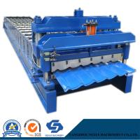 China 1100 Tile Water Ripper Glazed Step Tile Steel Making Roll Forming Machine for sale
