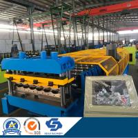 China China Machinery Galvanized Metal Glazed Tile Sheet Metal Roof Roll Forming Machine Price for sale