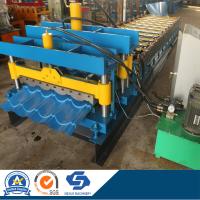 China China Machinery Galvanized Metal Glazed Tile Sheet Metal Roof Roll Forming Machine Price for sale