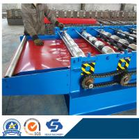 China Single Press Mold Metal Steel Ceramic Glazed Tile Roll Forming Machine for Making Ecological Floor Roof Wall Panel Machine for sale
