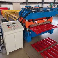 China Steel Tile Sheet Metal Roof Roll Forming Machine Export to Ethiopia for sale