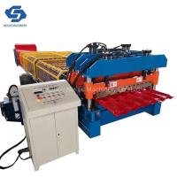 China Steel Tile Sheet Metal Roof Roll Forming Machine Export to Ethiopia for sale
