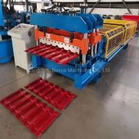 China Steel Tile Sheet Metal Roof Roll Forming Machine Export to Ethiopia for sale