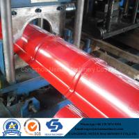 China High Speed Prepainted Steel Roof Tile Ridge Cap Roll Forming Machine for sale