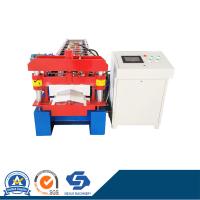 China Ridge Tile Roll Roof Ridge Cap Forming Machine China Manufacturer for sale