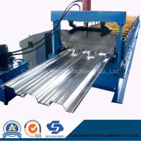 China Floor Deck Roll Forming Machine Metal Decking Sheet for G550 High Grade PPGI PPGL for sale