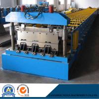 China 790 Swallow Type Metal Floor Deck Roll Forming Machine with PLC Panasonic for sale
