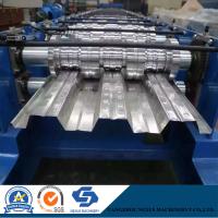 China 22kw Metal Deck Sheet Roll Forming Machine with 8-10m/Min High Working Speed for sale
