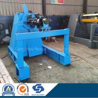 China Hydraulic Decoiler with Coil Car Full-Automatic Metal Sheets Decoiler for sale
