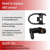 China Stable Signal Rear Left ABS Sensor 4670A597 Compatible With Mitsubishi L200 Triton 2006–2015 for sale
