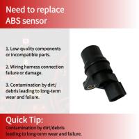 China 89545-0K010 ABS Wheel Speed Sensor Compatible with Toyota T100 1998 Tacoma 1998-2004 Tundra 2000-2006 Rear Right for sale