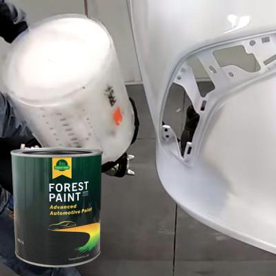 China ISO9001 1K Acrylic Car Paint Sovlent Based Pearl Blue Color Acrylic Varnish for sale