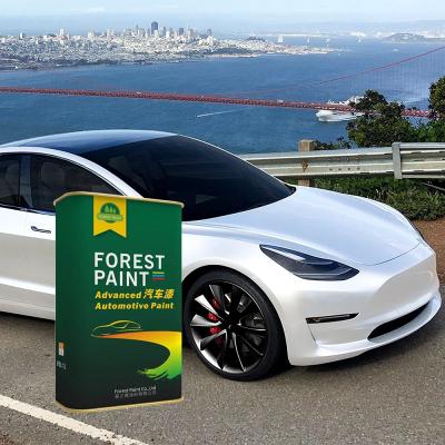 China Solvent Based Gloss Pearl White Car Paint for sale