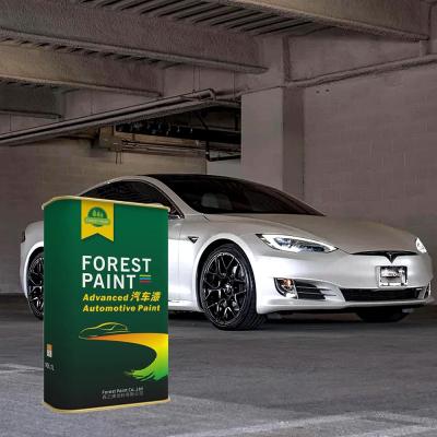 China High Adherence Gloss Pearl White Car Paint for sale