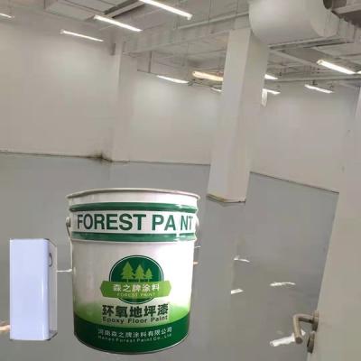 China Two Components Epoxy Floor Anti Corrosion Paint Grey Color Wear Resistant for sale
