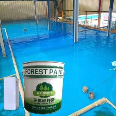 China High Gloss Bright Color Epoxy Floor Paint Anti Corrosion For Building Coating for sale
