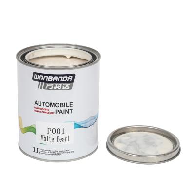 China ISO14001 Metallic Pearl White Paint Car Spray For Automotive Customized for sale