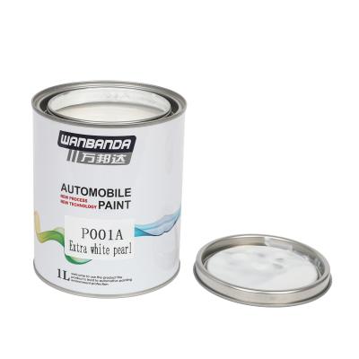China Custom Pearl Automotive Paint Acrylic Lacquer Metallic Extra White Car Spray for sale