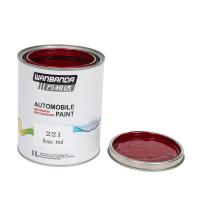 China Premium 2K Rose Red Matte Car Paint Automotive Refinish Paint Weatherproof for sale