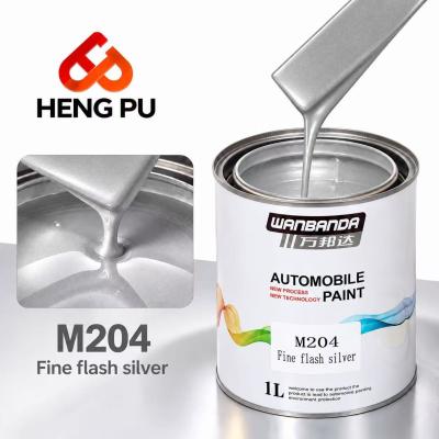 China Weatherproof Fine Flash Metallic Silver Auto Paint For Bmw A08 for sale