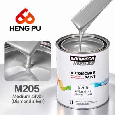 China 1K Acrylic Gunmetal Grey Automotive Paint For Car Refinishing Excellent Adhesion for sale