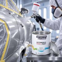 China Metallic Silver Automotive Paint Pink Toner For Refinish Basecoat Mixing for sale