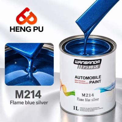 China 1K Acrylic Flame Blue Metallic Silver Auto Paint For BYD Song for sale
