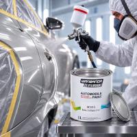 China 1K Acrylic Gunmetal Grey Automotive Paint For Car Refinishing Excellent Adhesion for sale