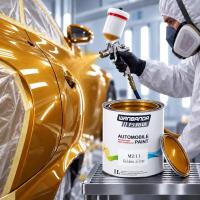 China High Gloss Metallic Silver Auto Paint Pearlescent Toner Colors OEM for sale