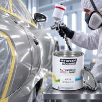 China Weatherproof Fine Flash Metallic Silver Auto Paint For Bmw A08 for sale