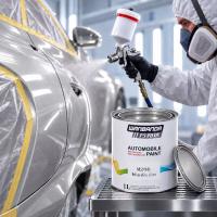 China Single Component Medium Silver Paint Automotive 1K Acrylic Lacquer For Cars for sale