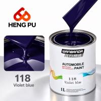 China Violet Blue 1K Car Paint Automotive Lacquer Weather Resistance 200L for sale