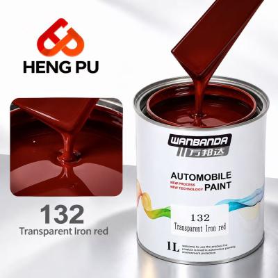 China Water Based 1K Metallic Red Car Paint Transparant For Automotive OEM for sale