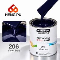 China High Coverage Violet Blue Colour 2K Auto Paint For Cars Fast Drying OEM for sale