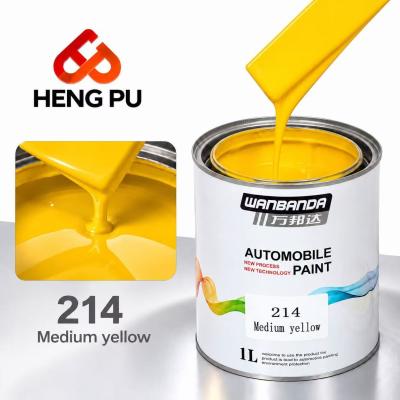 China 2 Part Medium Yellow Automotive 2K Primer Paint Spray Antirust for sale