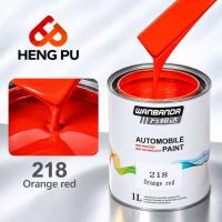 China 4L Two Component Acrylic 2k Automotive Paint Orange Red ODM for sale
